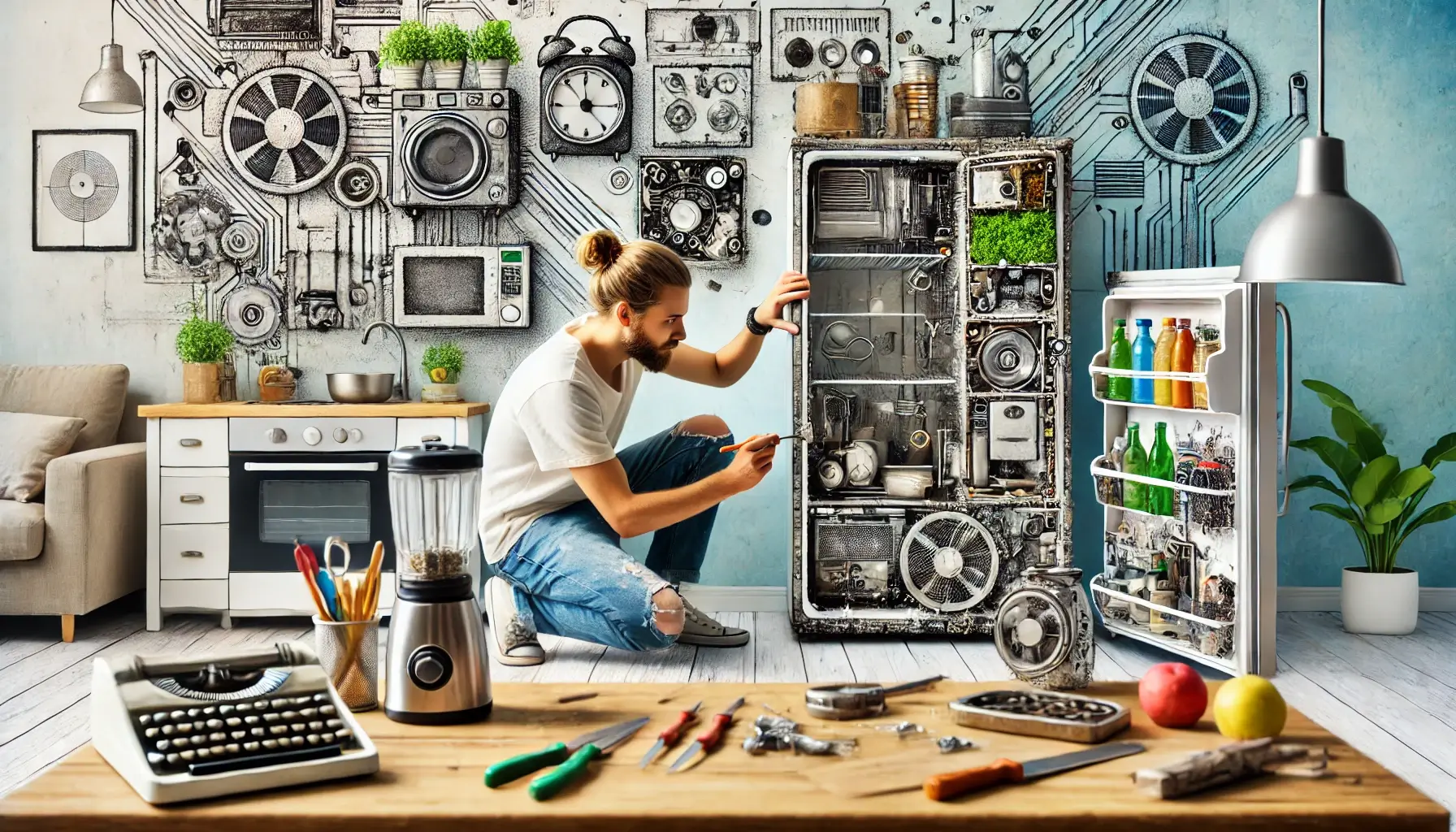 Rebuild: Reinventing Broken Appliances with Recycling - Eu Setor